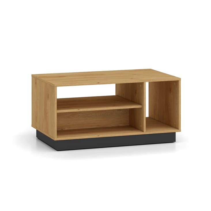 Mesa de centro estratificado marrón negro Ysia | Maisons du Monde