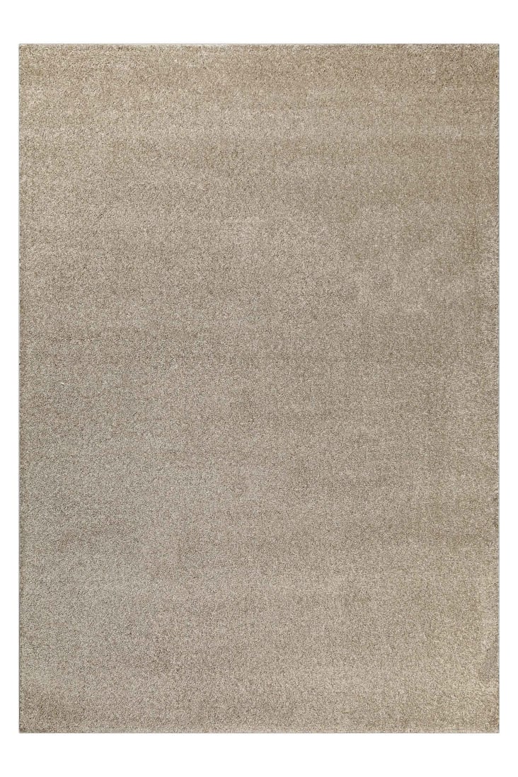 Tapis uni poils ras beige sable belle densité 120x170 Whog | Maisons du ...