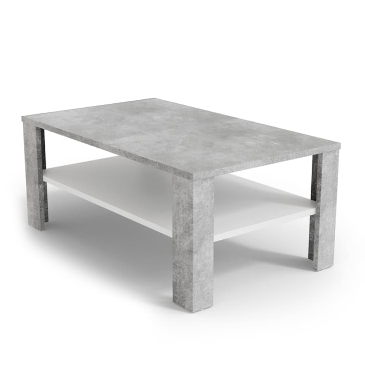 Table basse, Béton 100 x 60cm | Maisons du Monde