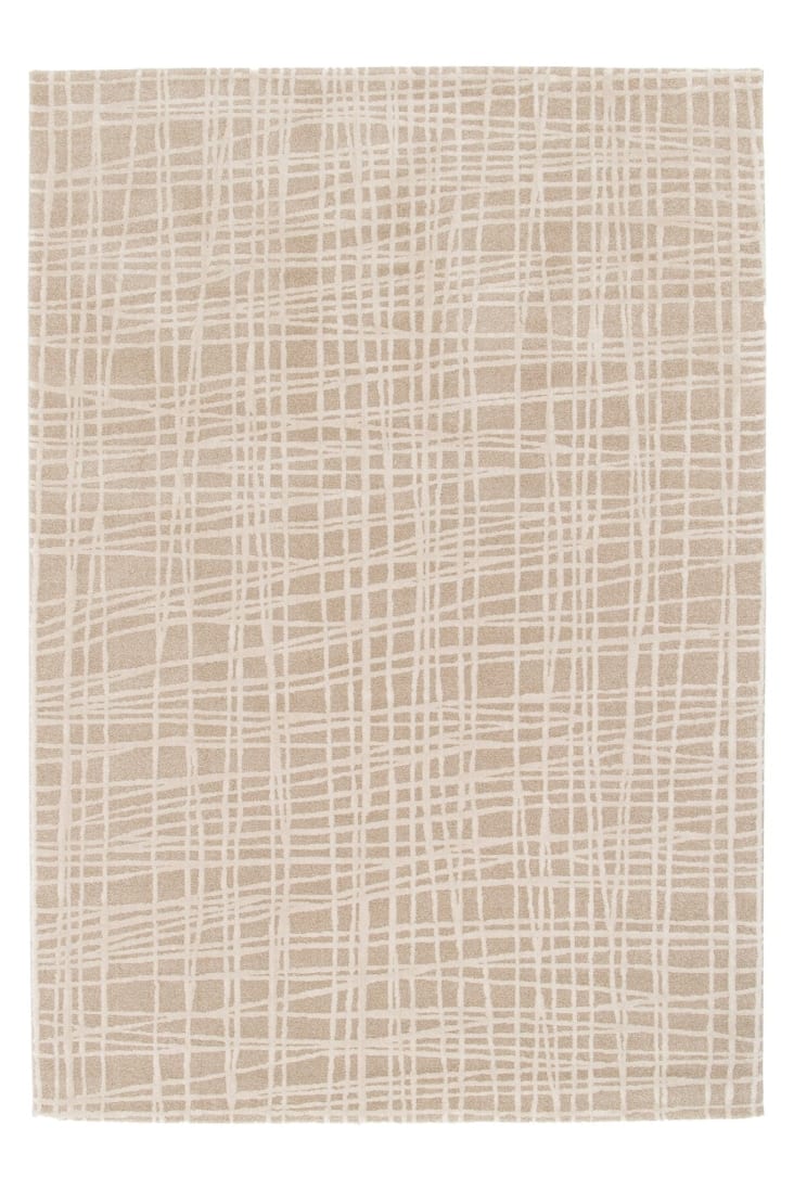 Alfombra con efecto relieve marrón 160x230 cm Cadence | Maisons du Monde