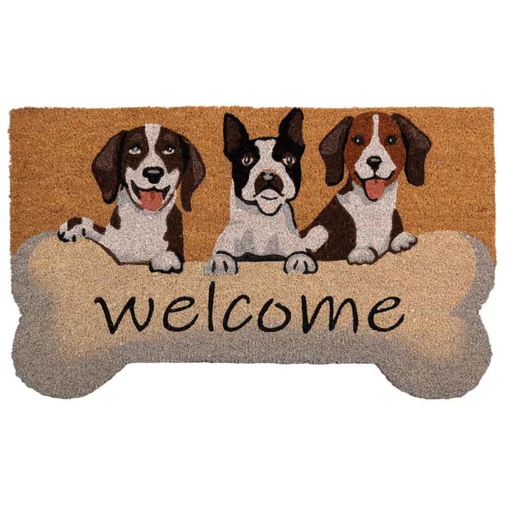 Zerbino in PVC stampato, 45x75, marrone | Maisons du Monde