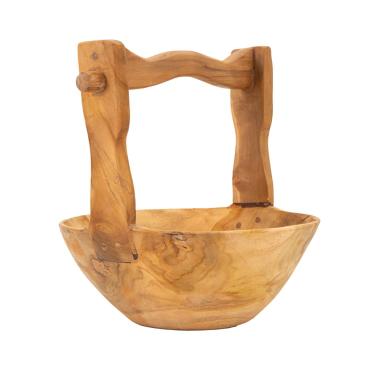 Vide-poches en bois marron 32x25x27 cm Timbo | Maisons du Monde