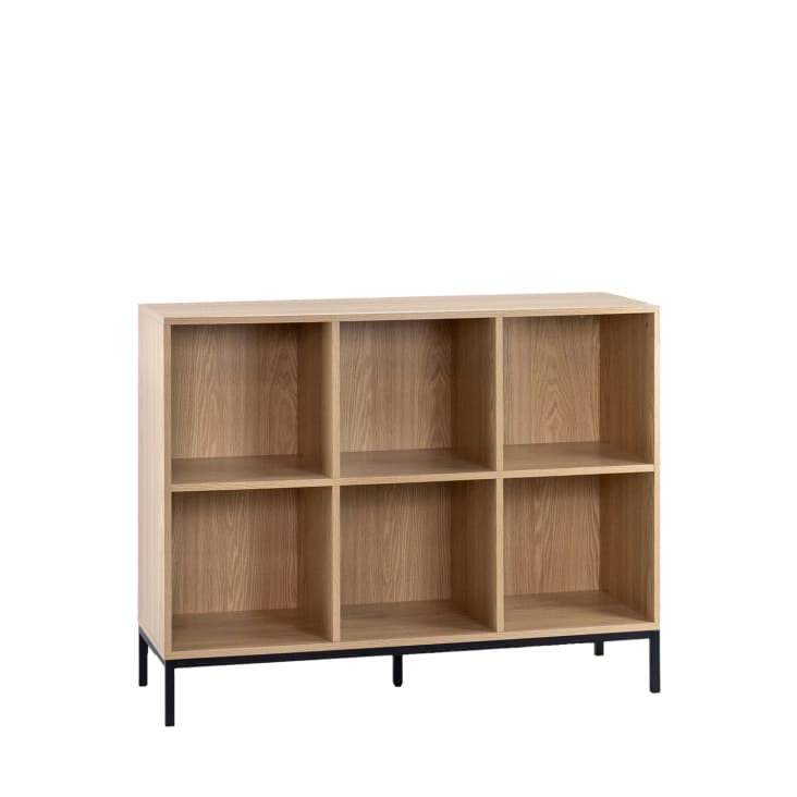 Libreria bassa effetto legno marrone 110x85 cm Remi | Maisons du Monde