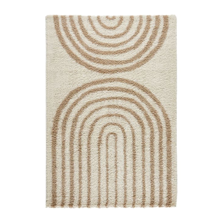 Tapis intérieur shaggy, arc-en-ciel, beige, 120 x 160 cm Chris | Maisons du Monde