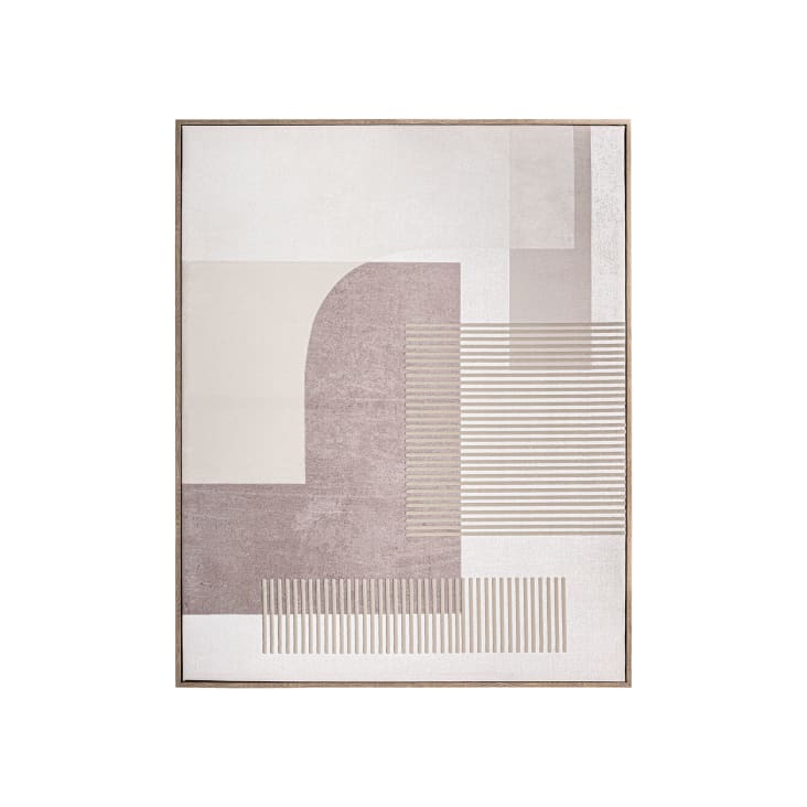 Cuadro de lienzo en color beige 80x4x100cm | Maisons du Monde
