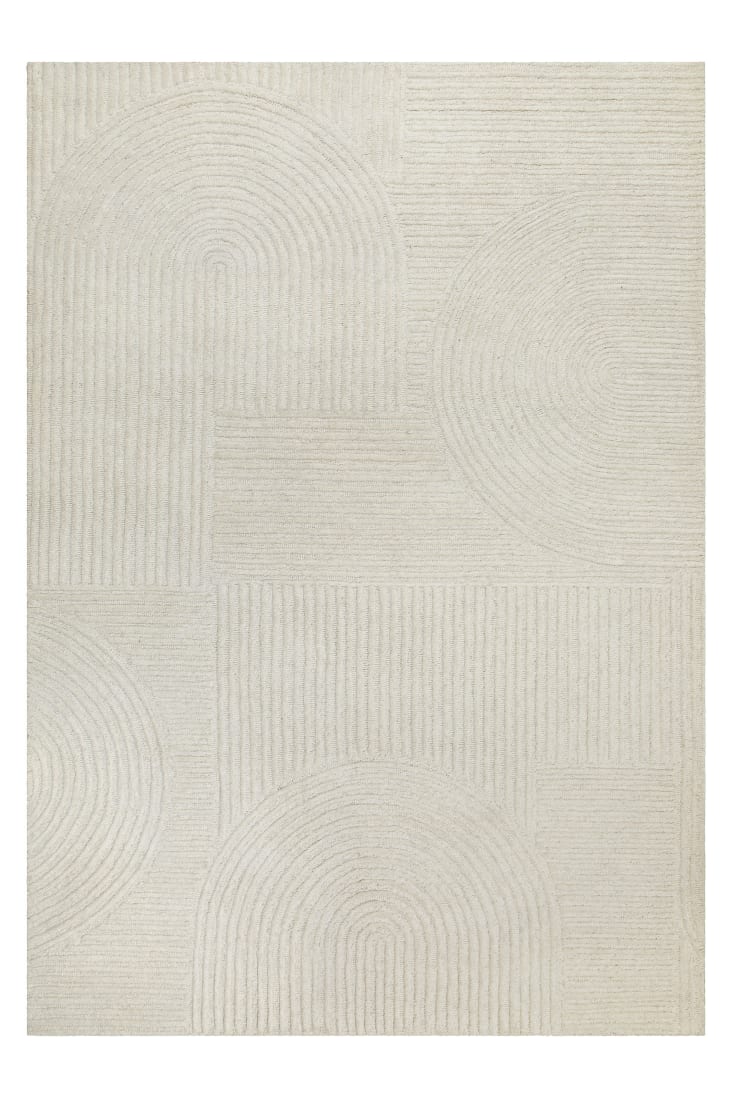 Teppich Design handgetuftet mit Relief, ecru,160x230 Hamptons | Maisons ...