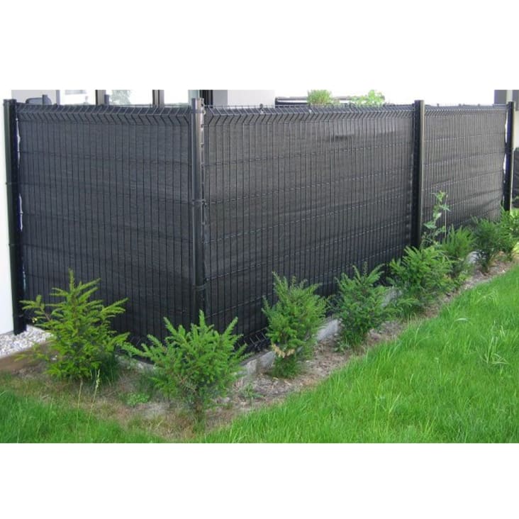 Filet brise-vue en toile pehd jet 7 garden gris anthracite 1m20x10 m ...