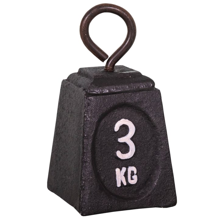 Cale-porte en fonte poids 3kg 8x8x15cm | Maisons du Monde