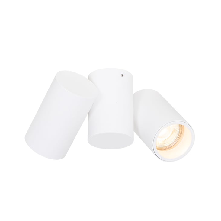 Foco diseño blanco 2 luces orientable Michael | Maisons du Monde