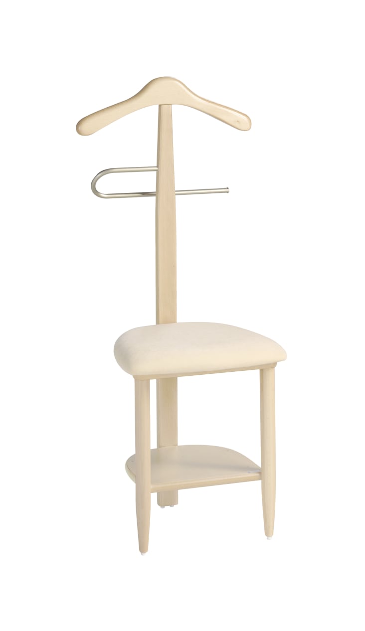 Chaise-valet de nuit en bois de hêtre chêne 105x45x41 cm Sedie ...