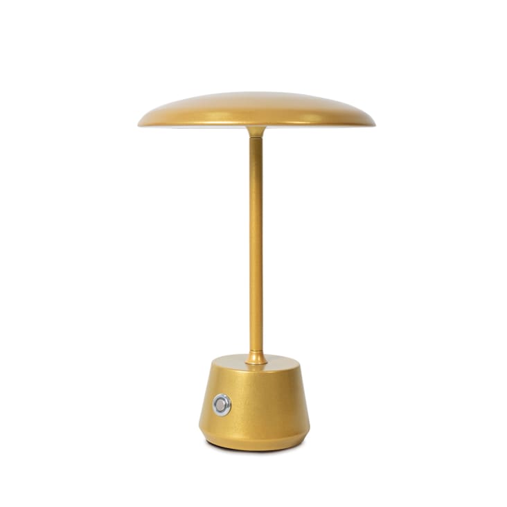 Lámpara led inalámbrica en dorado Bailey | Maisons du Monde