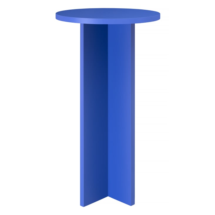 Mesa alta redonda 60cm azul pruss Chinchin | Maisons du Monde