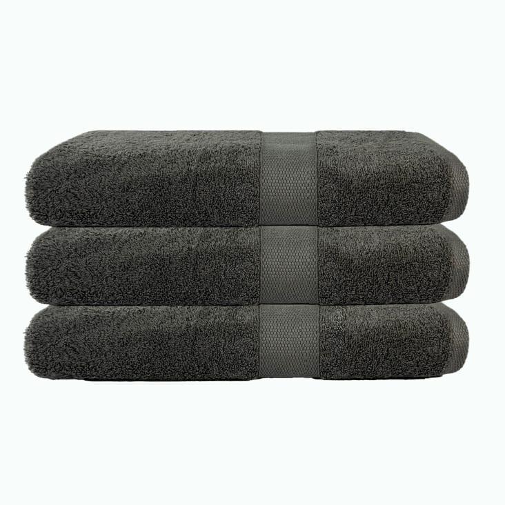 3er-Set Frotteehandtücher 50x90 cm 500 gr/m². 100% Baumwolle | Maisons ...