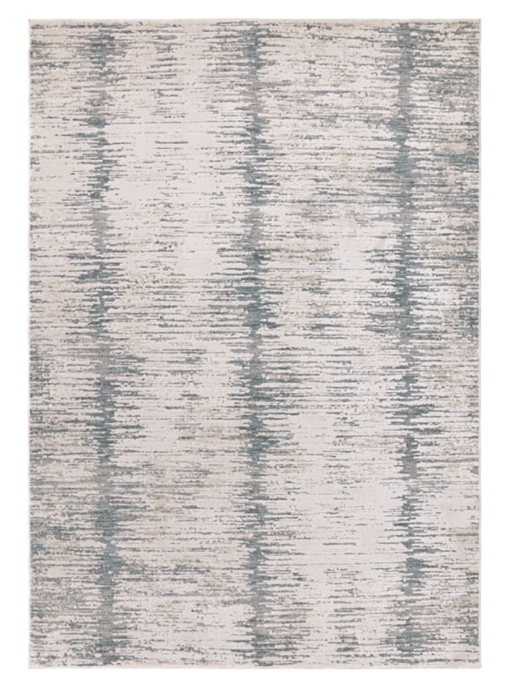 Tappeto moderno tessuto piatto Blu 200x300 cm Sand | Maisons du Monde