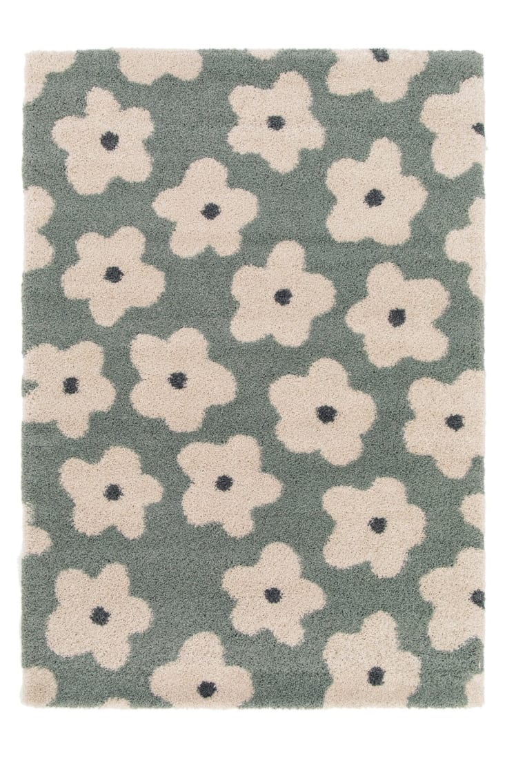 Tapis enfant épais et confortable 80 x 150 Fleurs | Maisons du Monde
