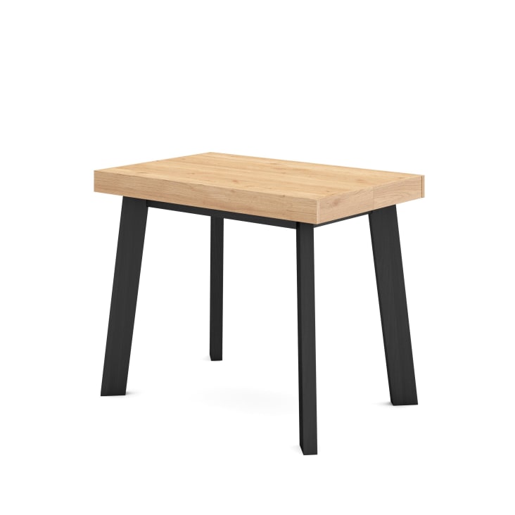 Console extensible effet bois de chêne 90x58x73cm S iii | Maisons du Monde