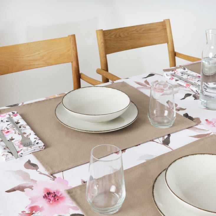 Set de table 100% lin marron (x2) Vibrance | Maisons du Monde