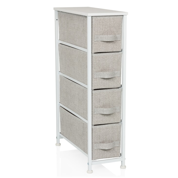 Cómoda tablero mdf, revestimiento de melamina gris Foldress s | Maisons ...