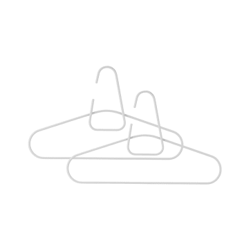 Cintre en fer noir - Lot de 2 A-HANGER | Maisons du Monde