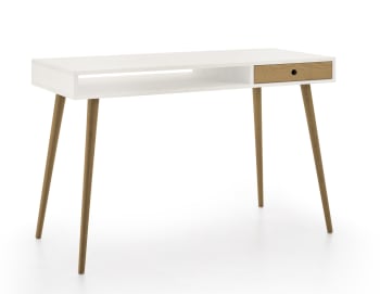 Escritorio de madera maciza natural, color natural NIZA | Maisons du Monde