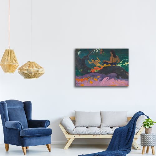 Tableau - Fatata Te Miti (Au Bord de la Mer) Paul Gauguin 60x80cm ...