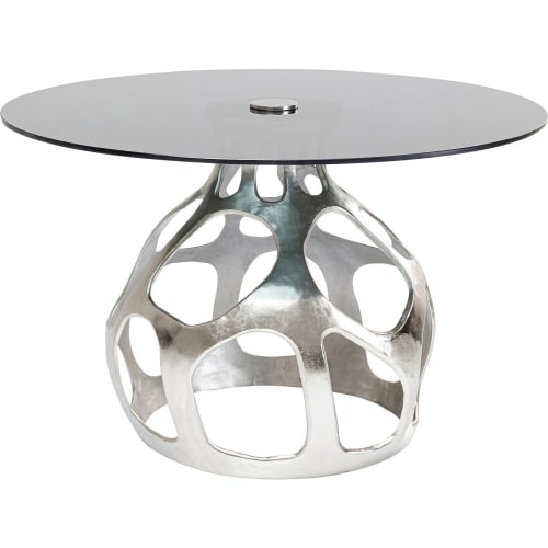 Table Volcano 120cm argentée Kare Design VOLCANO | Maisons du Monde