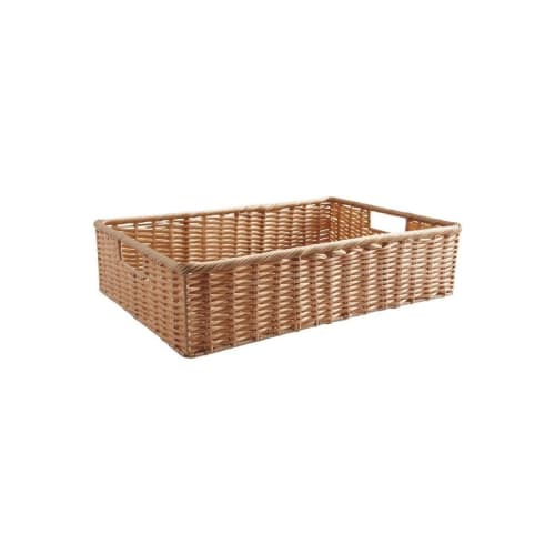 Panière en rotin synthétique avec passe-main longueur 60cm | Maisons du ...