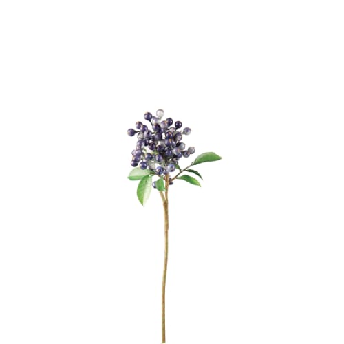Zweig aus künstlichen Beeren H40, Blau Cora | Maisons du Monde