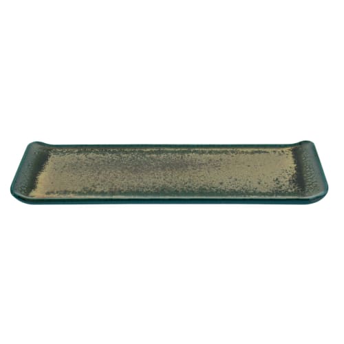 Plat en Porcelaine Vert/Bronze Palazzo | Maisons du Monde