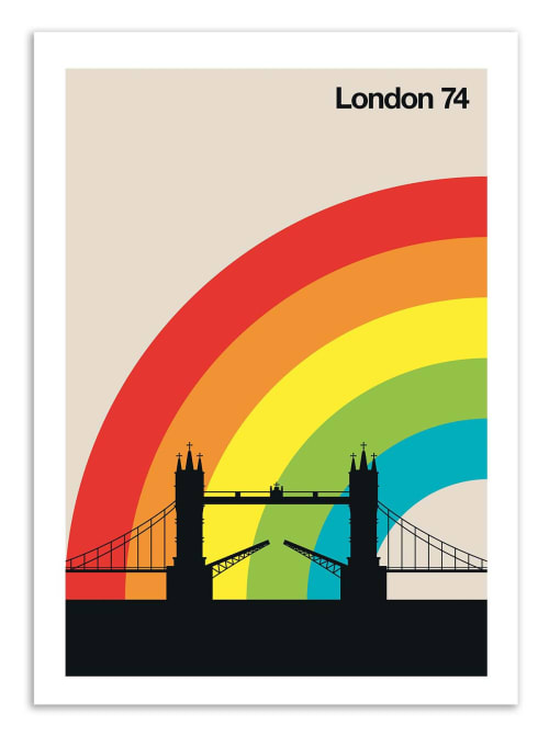 Affiche 30x40 cm - London 74 - Bo Lundberg Bo lundberg | Maisons du Monde
