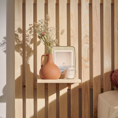 Lot de deux tablettes de lit en bois massif | Maisons du Monde