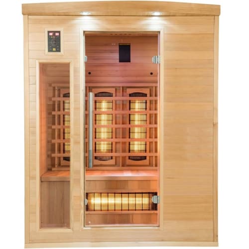 Sauna en bois infrarouge - 3 places Apollon | Maisons du Monde