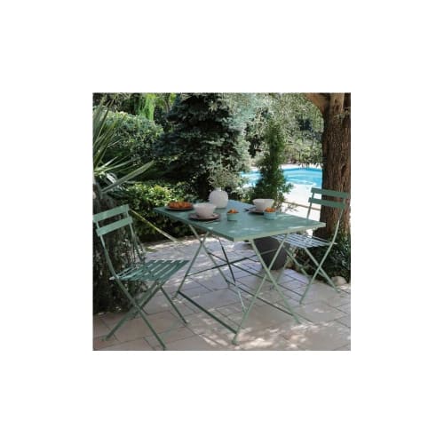 Table de jardin guéridon Cuba 110 amande Cuba | Maisons du Monde