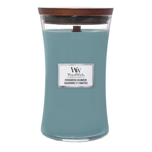 Sanduhrkerze, Evergreen Cashmere, Wachs, Hellblau, 609gr | Maisons du Monde