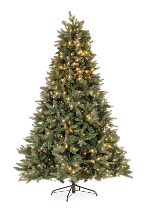Sapin de Noël en polyéthylène et PVC, hauteur 150 cm, 1367 branches, 2 ...